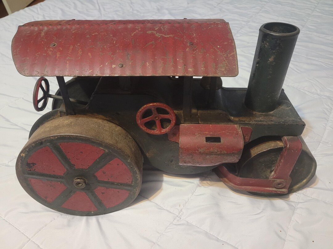 Keystone Antique Pressed Steel Steam Roller Toy 1920's - Etsy
