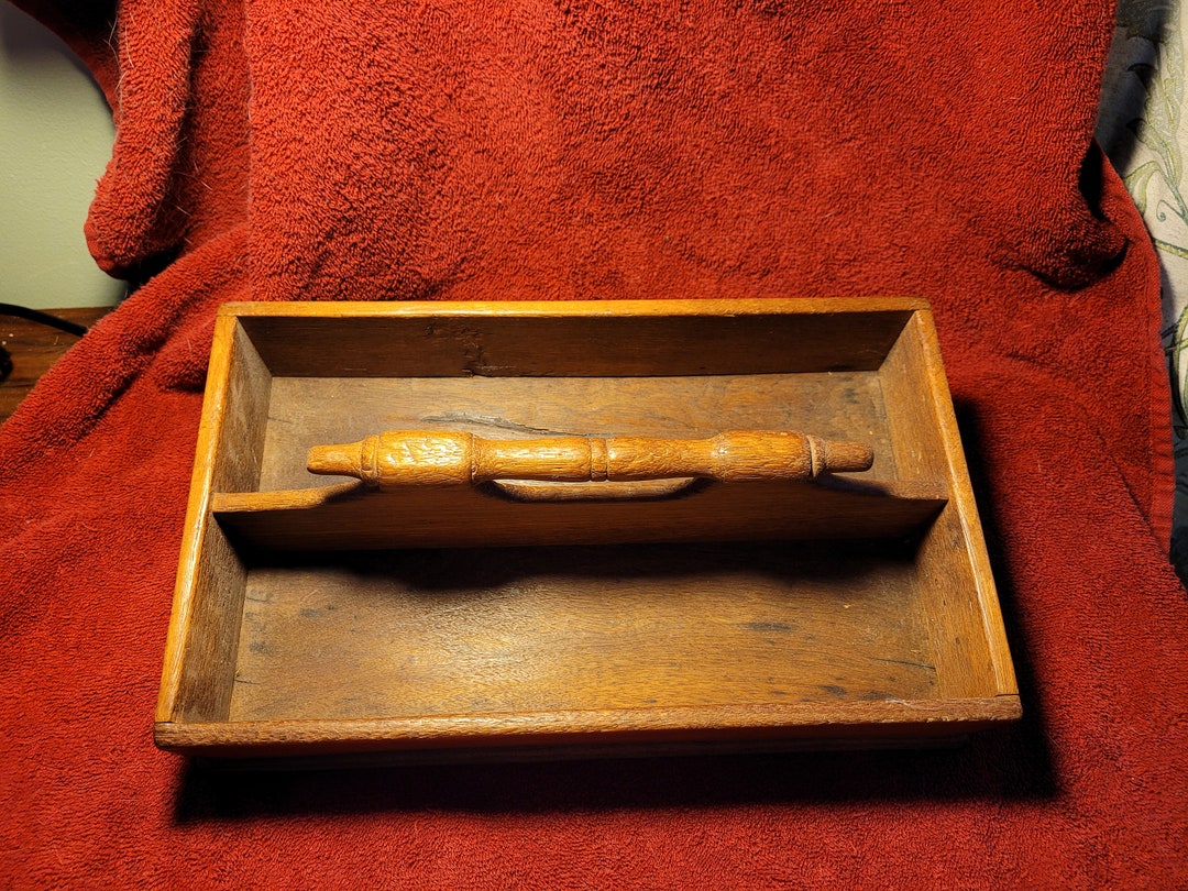 Antique Wooden Knife Sharps Utensil Caddy Late 1800s Early - Etsy