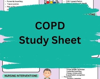 COPD Nursing School Notes, Med Surg Pulmonary Basics, COPD Master the ...