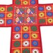 Traditional Indian Pachisi Game Cloth Board, Ludo Chopat Family ...