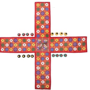 Ludo Chopat Chaupad Pachisi Traditional Indian Dice Game for Family Entertainment Multiplayer Strategy Fun Party and Family Time Game Etsy Australia