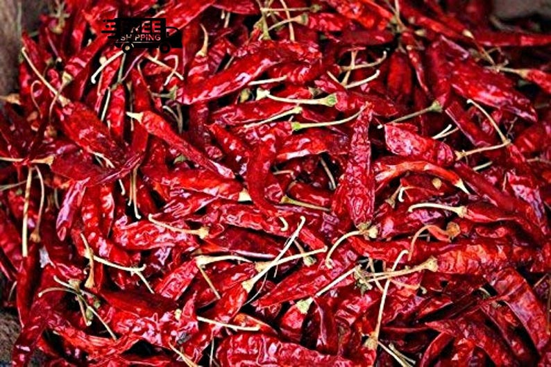 Original Jodhpuri Mathania Red Chilli Whole — Lal Mirch Sabut — Famous ...