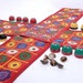 Traditional Indian Pachisi Game Cloth Board, Ludo Chopat Family ...