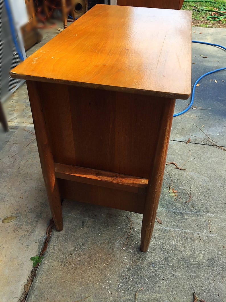 MCM Floating Drawers Side Table/bed Side Table Customizable - Etsy