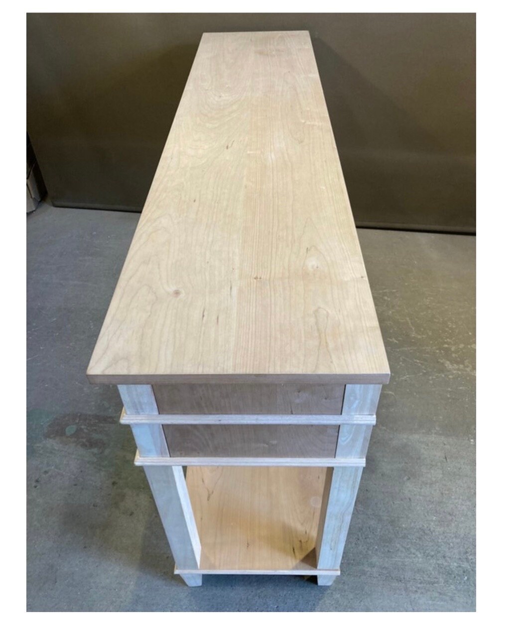 Console Solid Wood Console Table Unfinished 6 Drawer - Customizable - Etsy