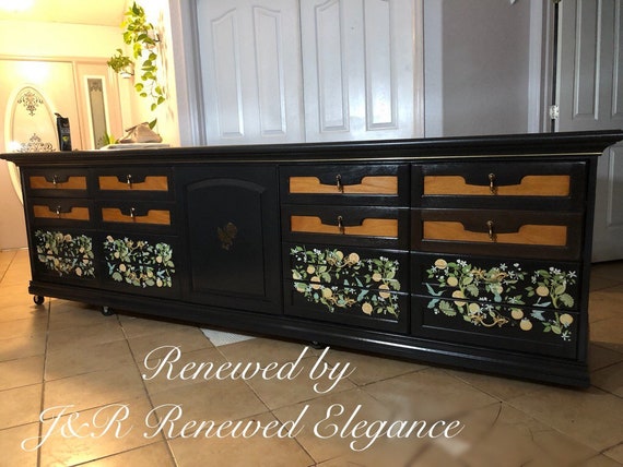 Sold Sold Stunning 10ft Long Buffet Custom Renewed | Etsy