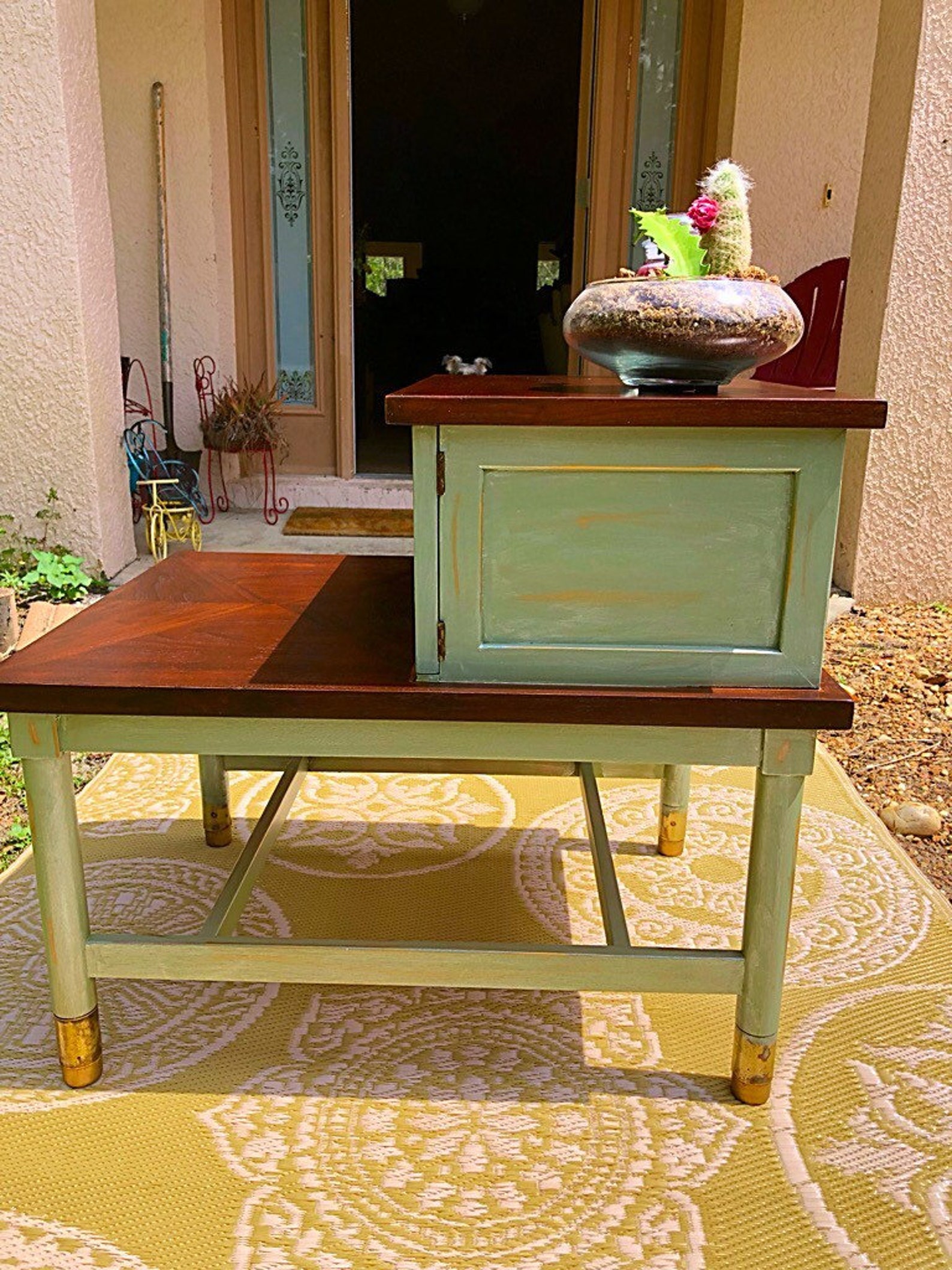 Sold Sold - Do Not Purchase- MCM Side Table Custom Renewed - Etsy