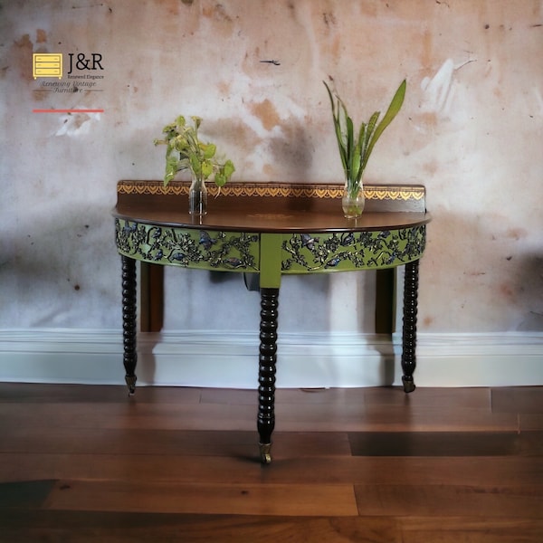 Metal Half Moon Console Tables - Etsy