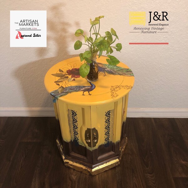 Bohemian Side Table - Etsy