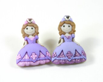 Princess earrings | Etsy