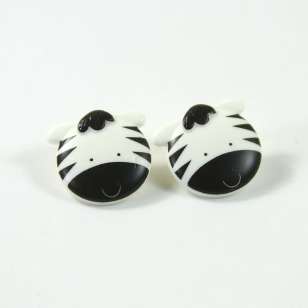 Zebra Earrings - Etsy
