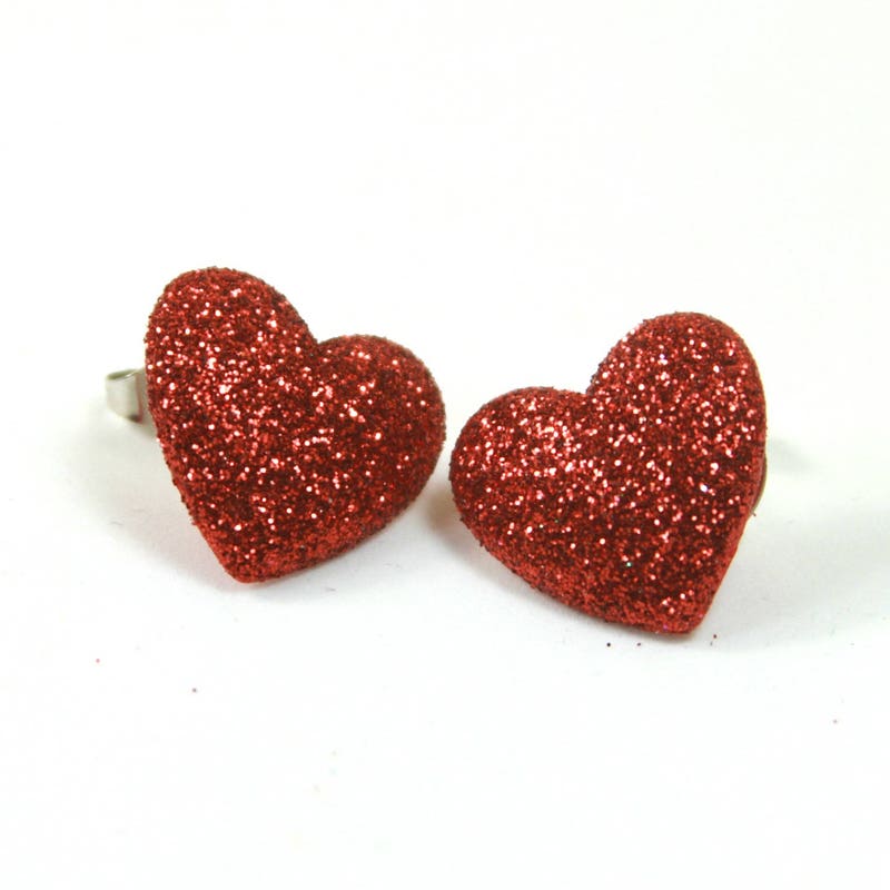 Red Earrings - Etsy