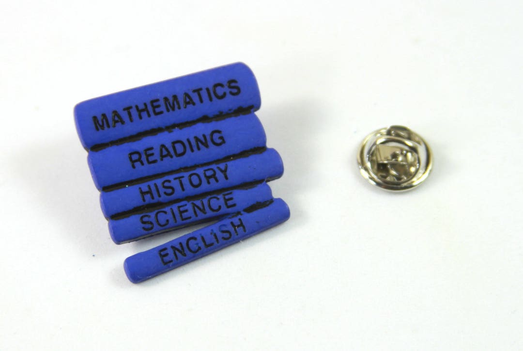 Subject Pin, Teachers Brooch, Different Subject Brooch, Pins for ...