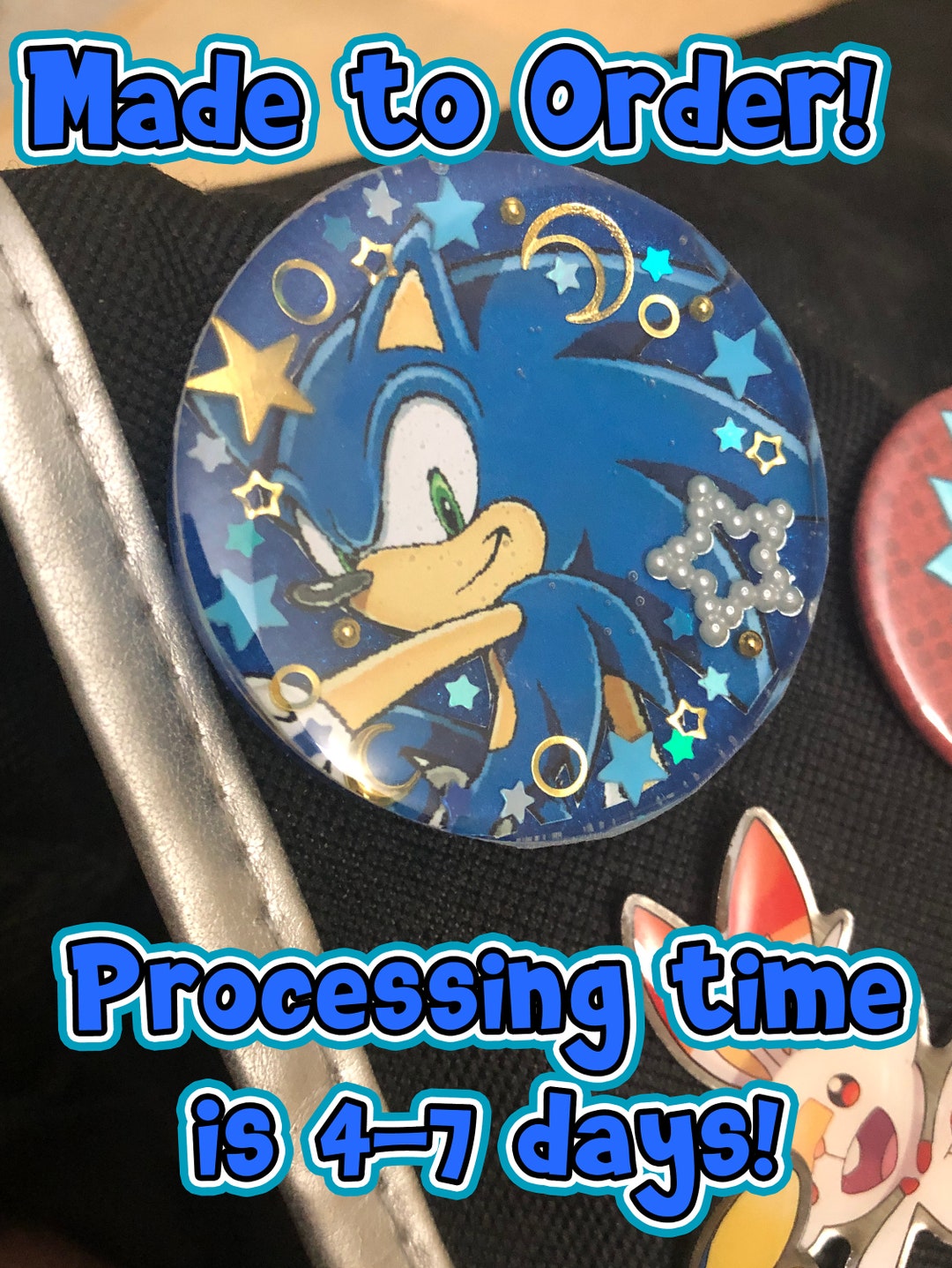 Made to Order! Sonic-inspired Character Pins! - Etsy