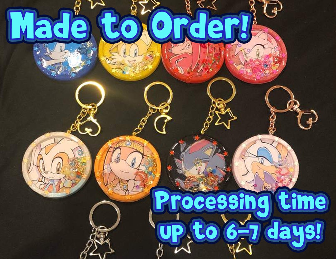 20% SALE Made to Order Sonic Character-inspired Shakers - Etsy