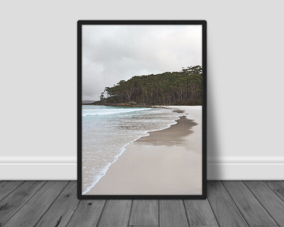 Coastal Beach Art Print Poster Ocean Print Ocean Poster | Etsy