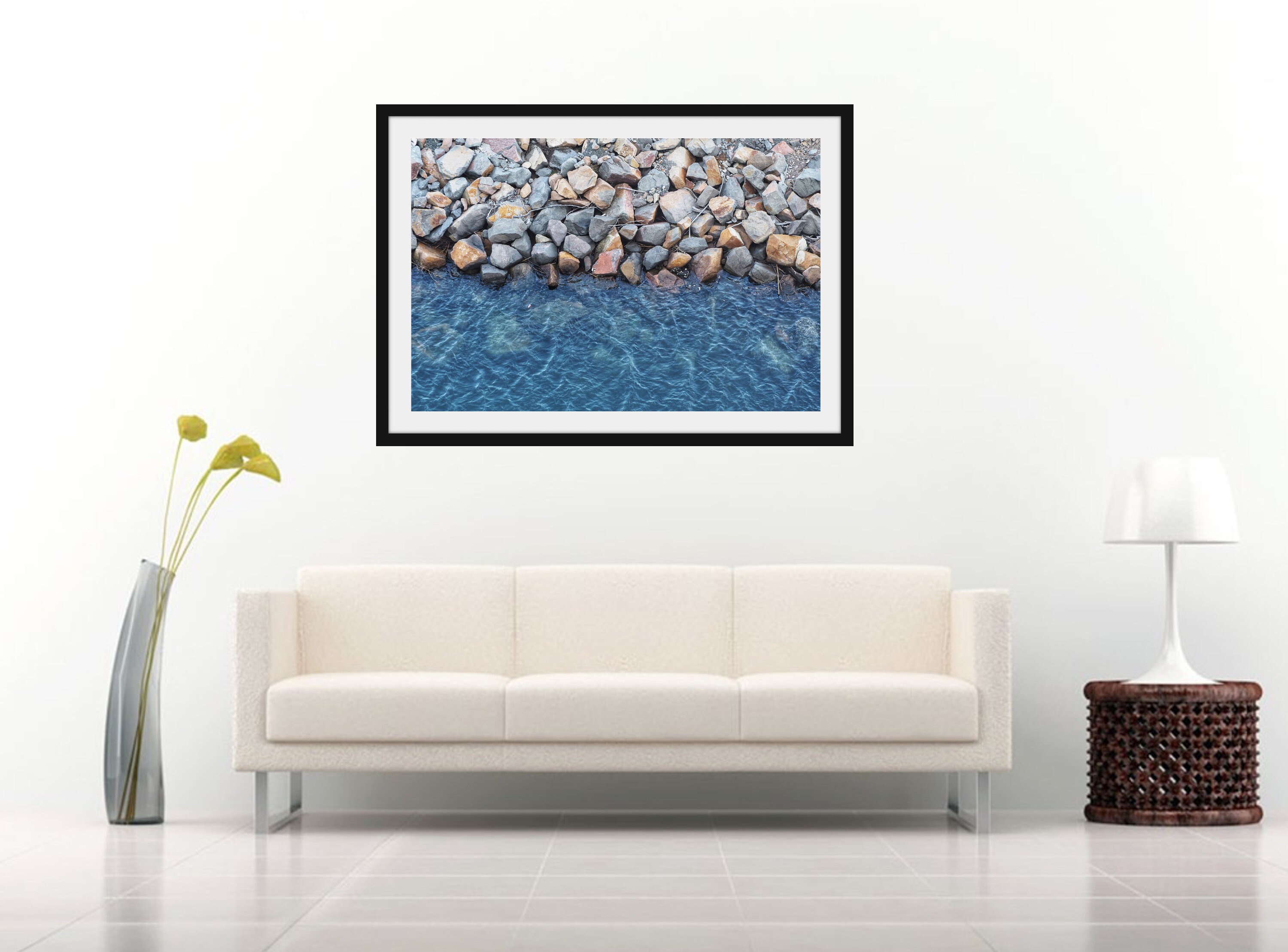 Ocean Print Seascape Rocks Photo Ocean Rock Wall Print Coastal Decor ...