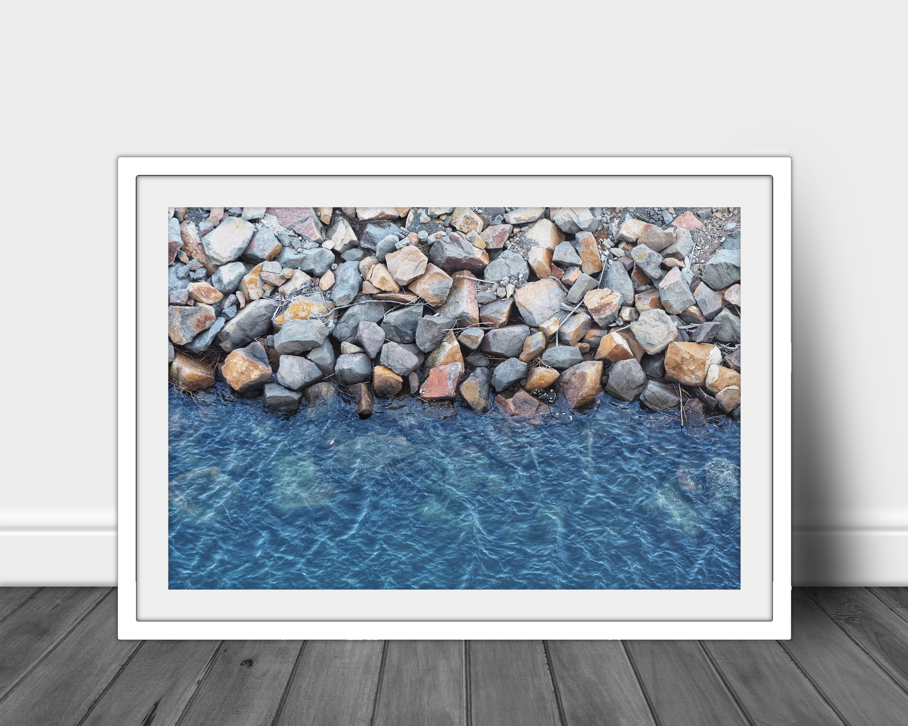 Ocean Print Seascape Rocks Photo Ocean Rock Wall Print Coastal Decor ...