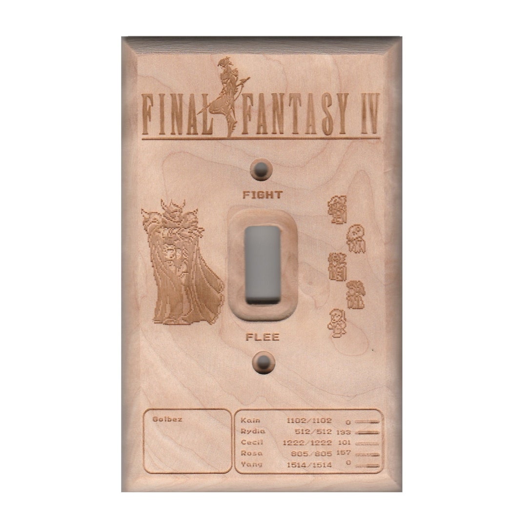 Final Fantasy IV Light Switch Cover - Etsy