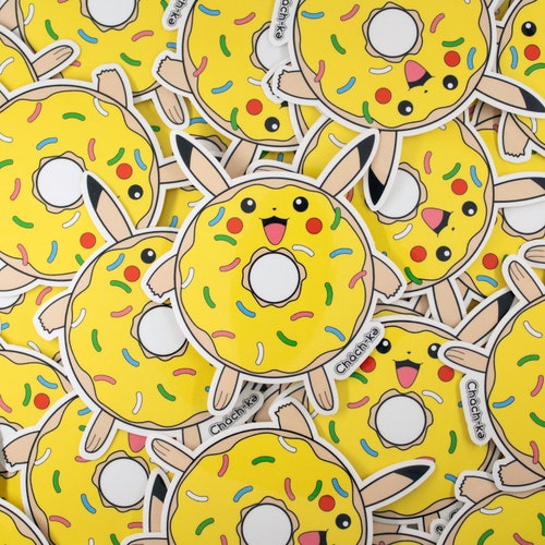 Mermaidchu Mermaid Pikachu Die-cut Vinyl Sticker - Etsy