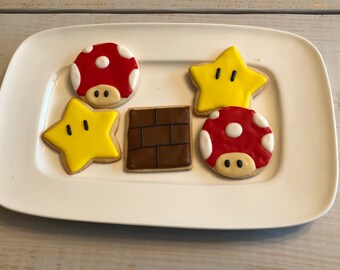 Mario cookies | Etsy