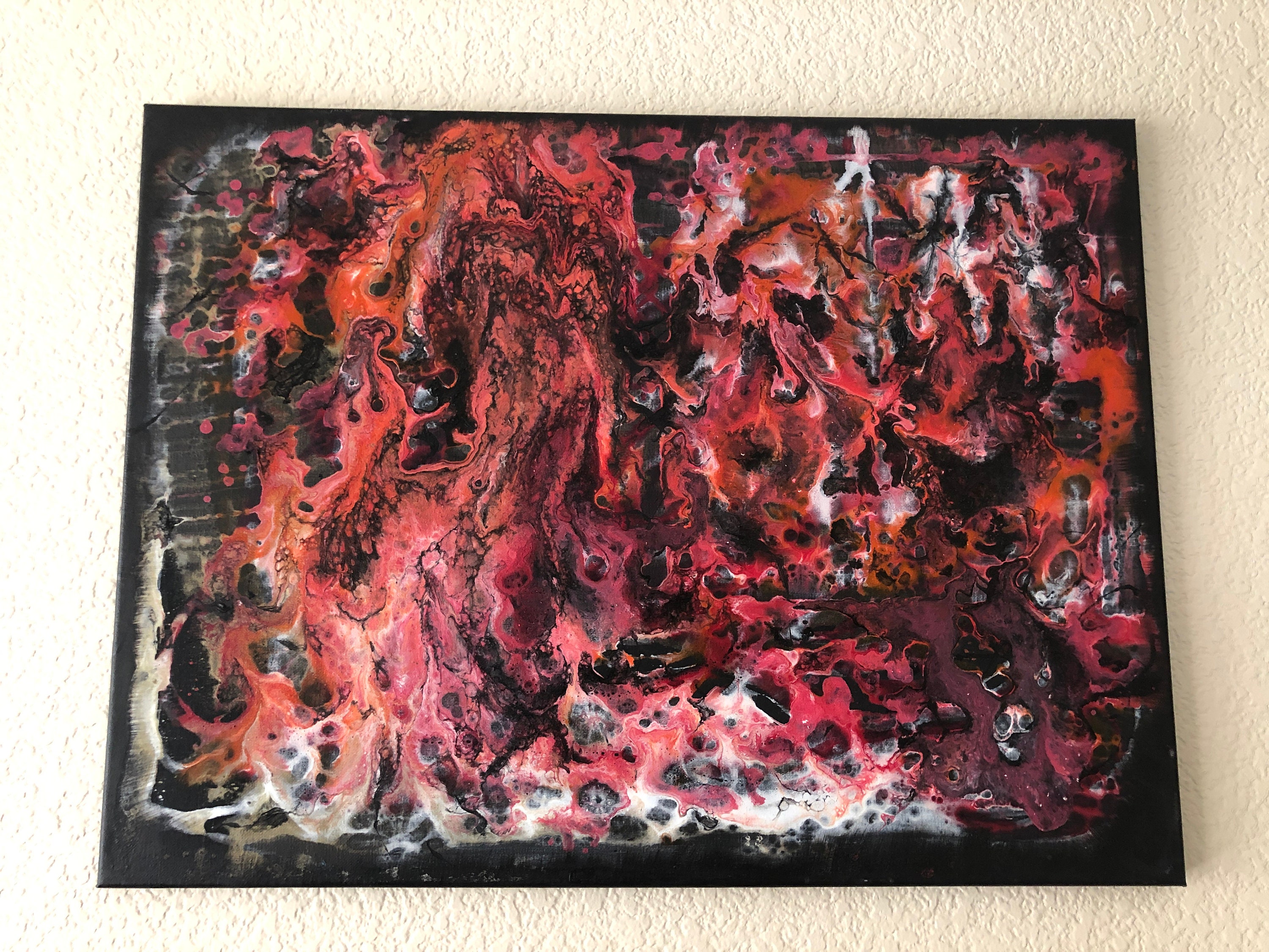 Abstract Painting Demons in hell | Etsy