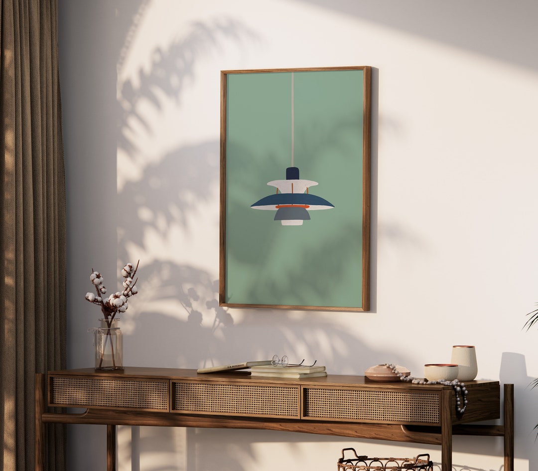 ILLUSTRATED LAMP - Wall Art / Poster / Illustration / Art Print - Etsy