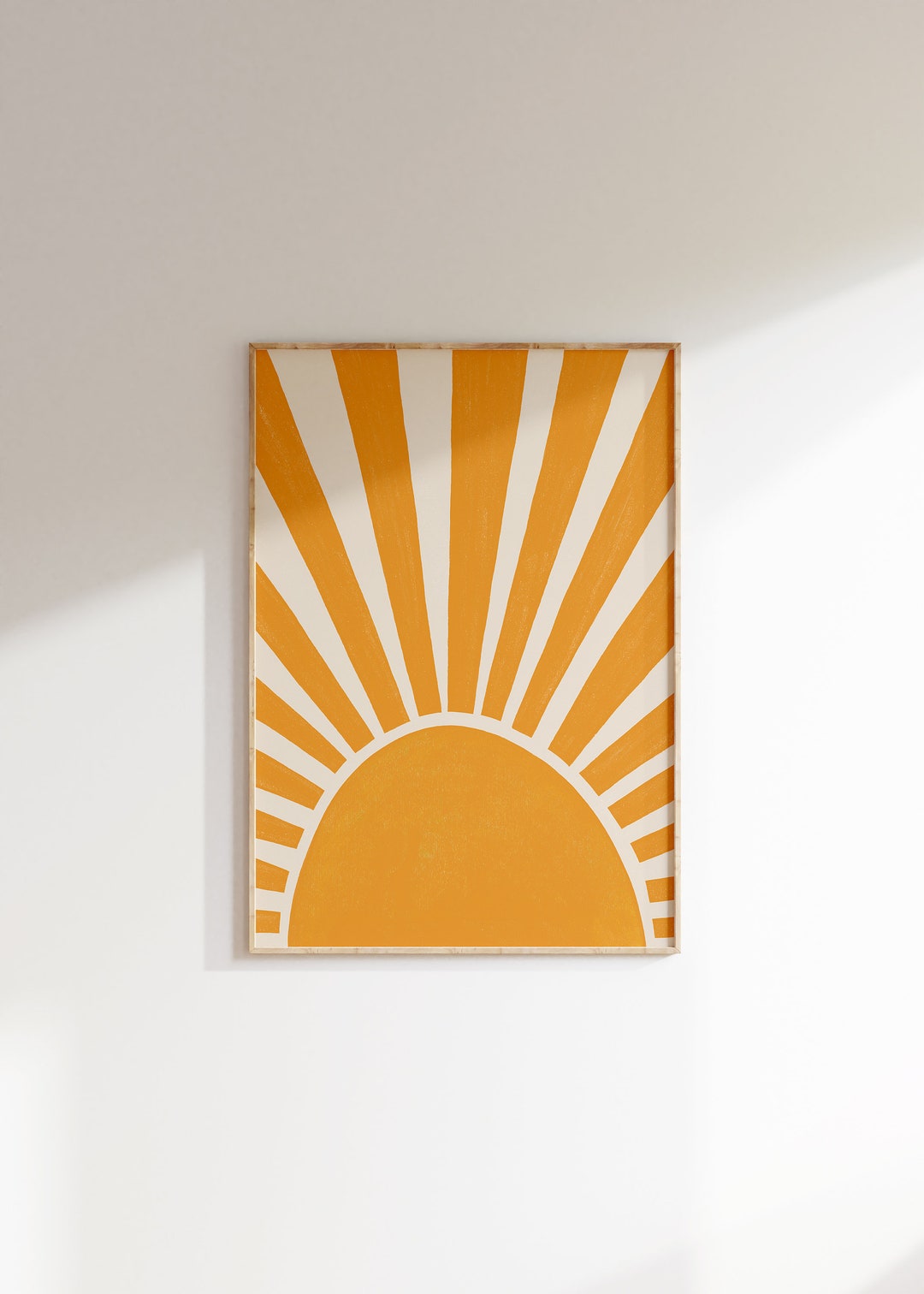 SUN - Wall Art / Poster / Illustration / Art - Etsy