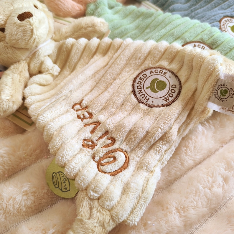 Personalised Baby Comforter / Winnie the Pooh Comfort Blanket ...