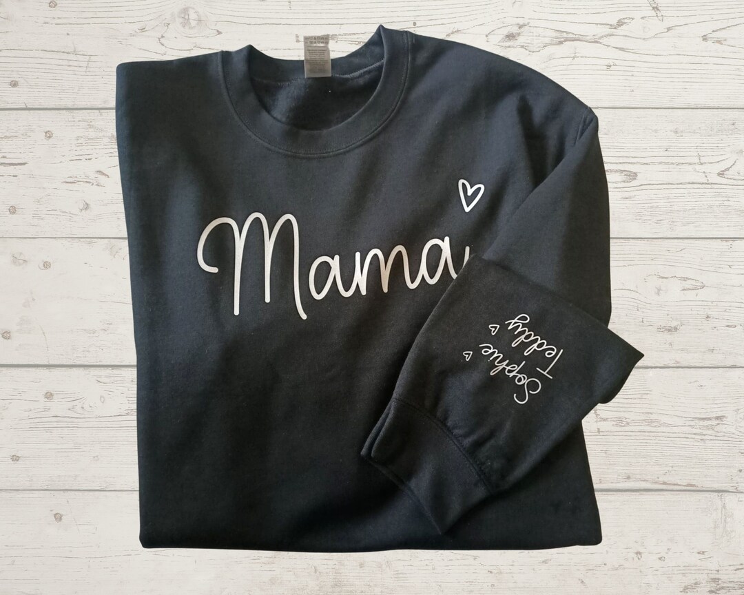 Personalised Jumper for Mum / Children's Names Sweatshirt / Mama ...