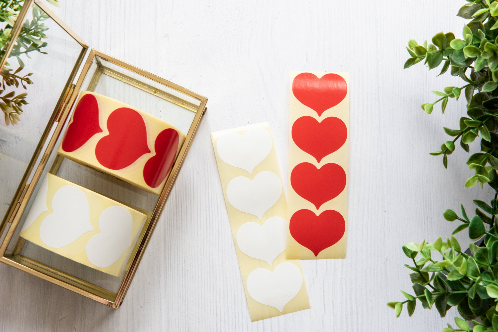 Herz Sticker Groß, Aufkleber in Herzform Aus Papier Zum Verschönern in ...