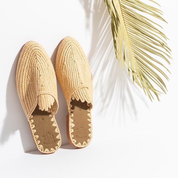 Woven Straw Shoes - Etsy