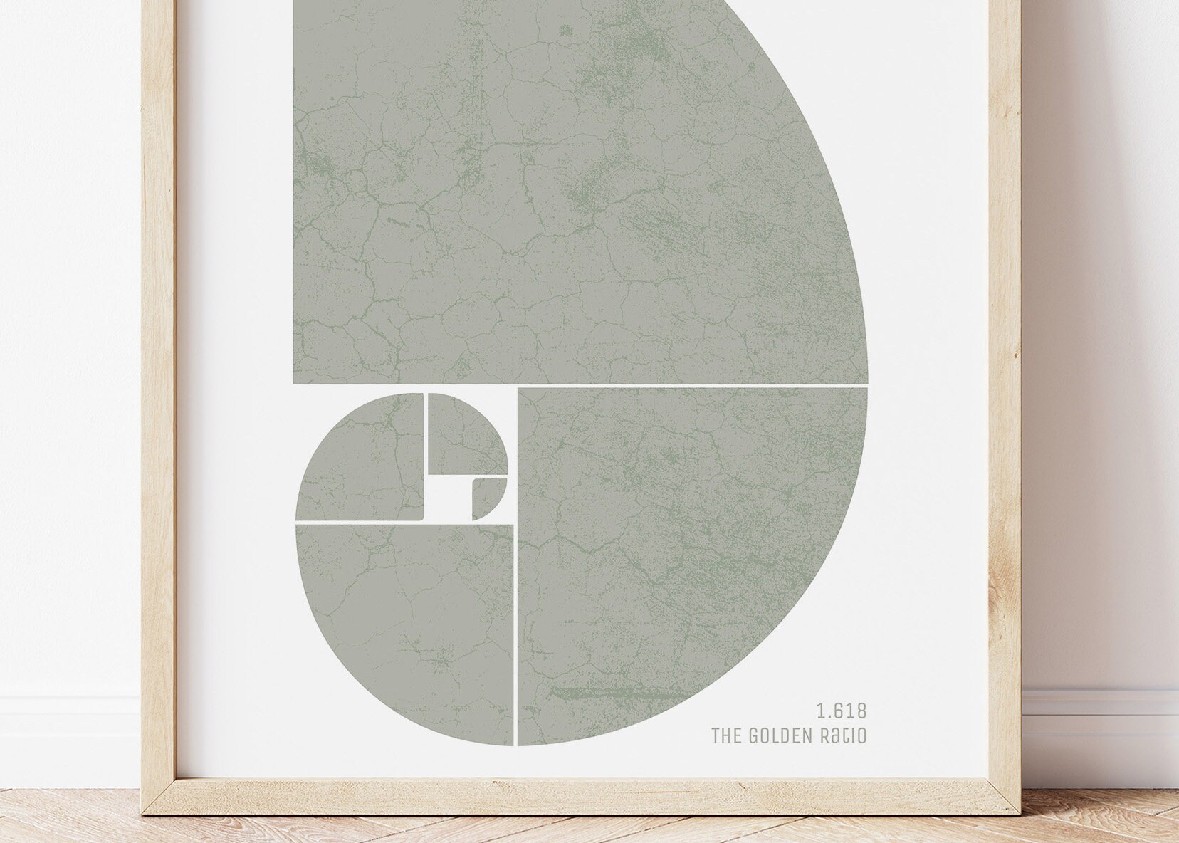 Golden Ratio Print / Fibonacci Spiral Poster / Fibonacci - Etsy