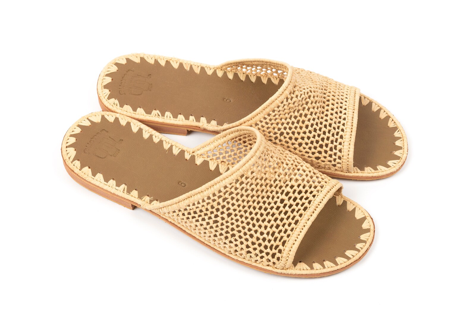 Raffia Slippers, Raffia Sandals, Raffia Shoes, Raffia Slides, Moroccan ...