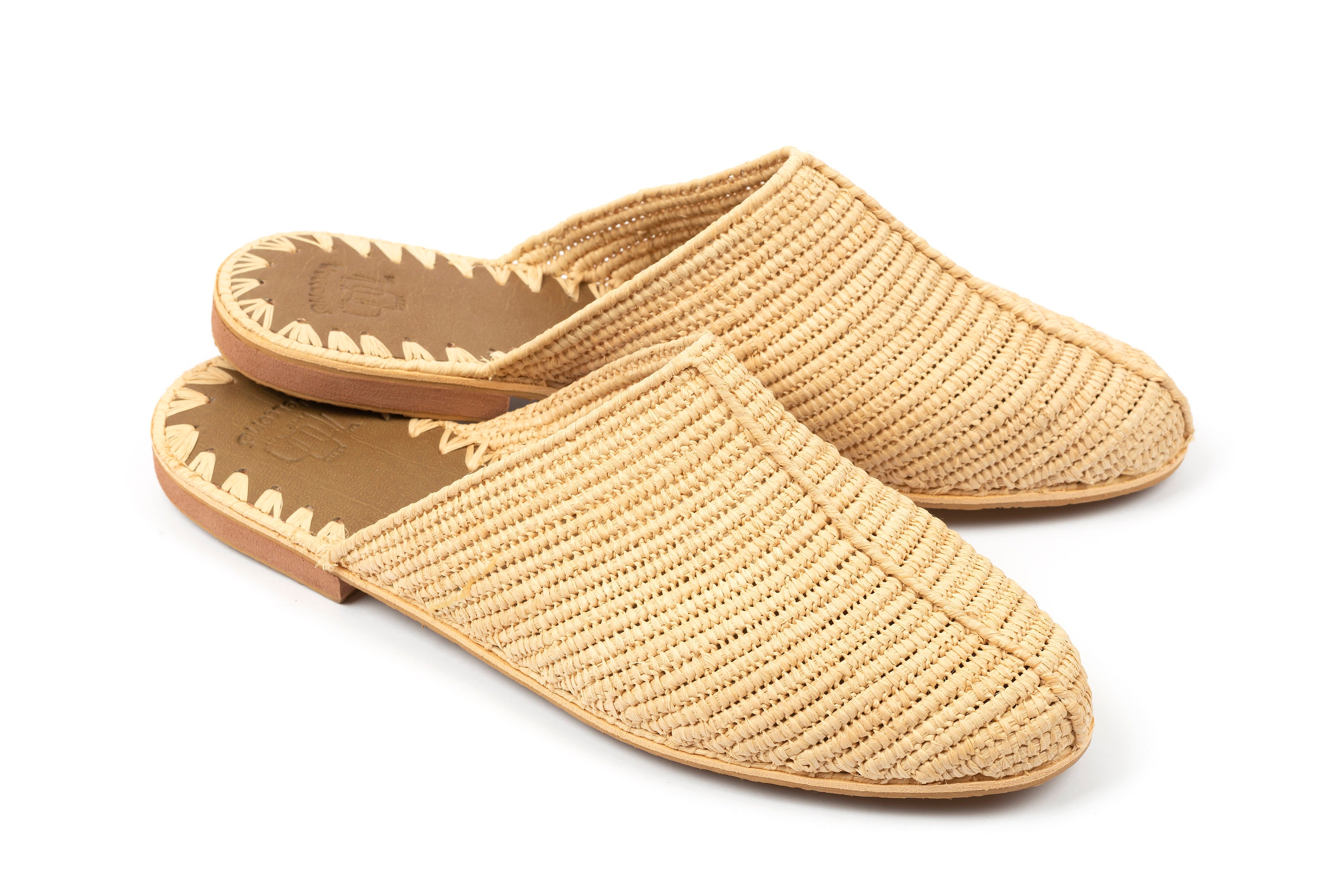 High Quality Raffia Sandals / Raffia Shoes / Raffia Slides / | Etsy