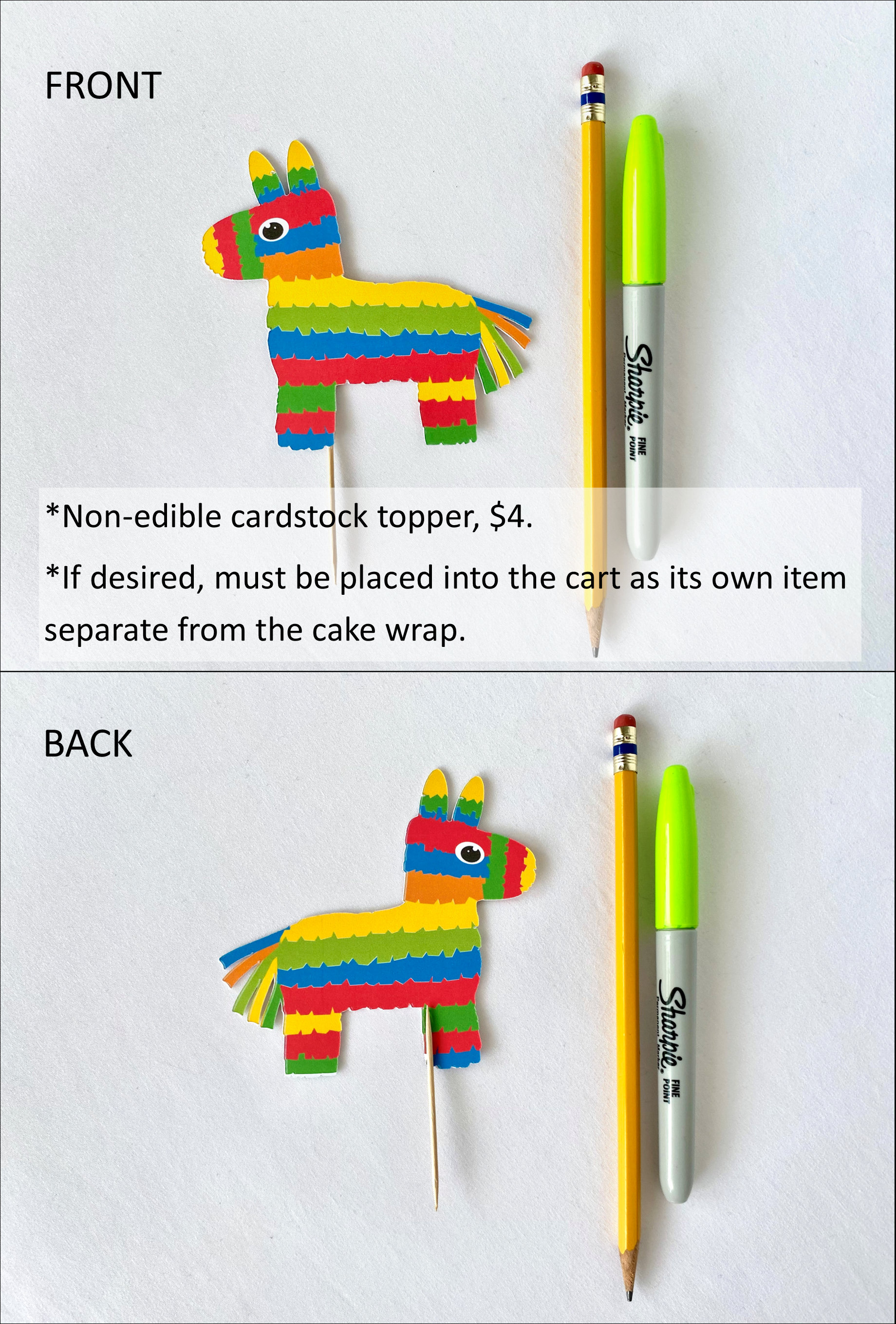 Mexican Serape Stripe Edible Cake Wrap or Donkey Piñata Cake - Etsy