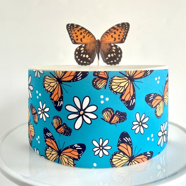 Monarch Butterfly Cake Topper - Etsy