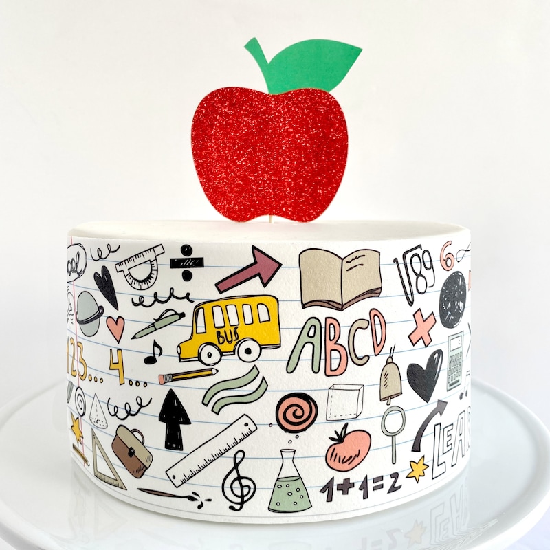 Teacher Cake Topper - Etsy