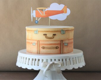 Airplane Cake Topper - Etsy