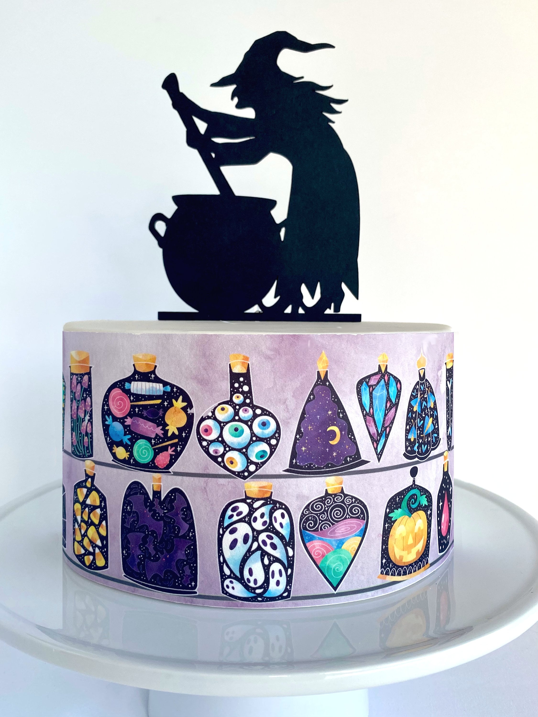 Witch Halloween Birthday Cakes