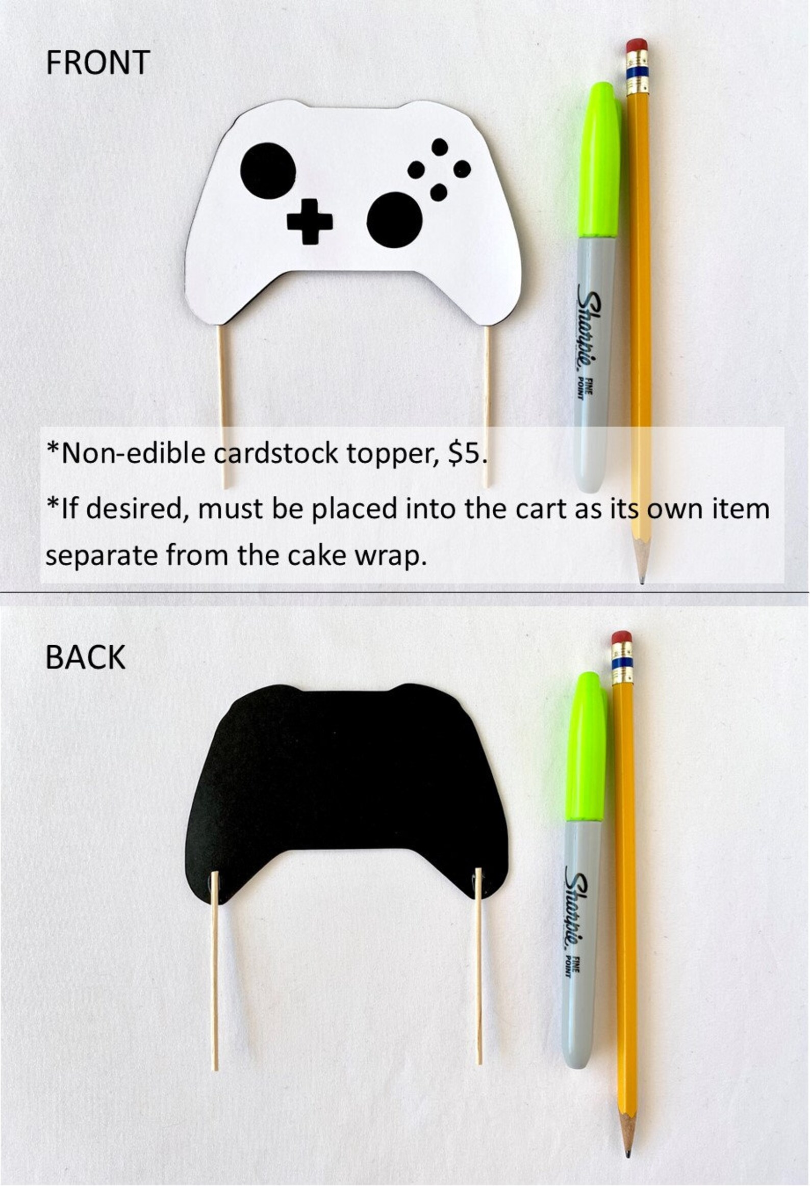 Video Game Edible Cake Wrap or Gamer Cake Topper - Etsy