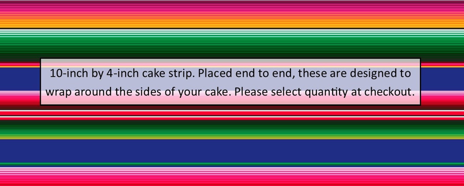 Mexican Serape Stripe Edible Cake Wrap or Donkey Piñata Cake | Etsy