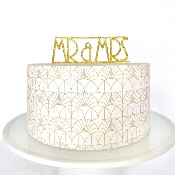 Art Deco Cake Topper - Etsy