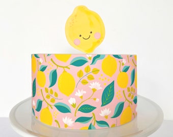 Lemon Cake Topper | Etsy