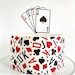 Playing Cards Edible Cake Wrap or Four of a Kind Cake Topper - Etsy