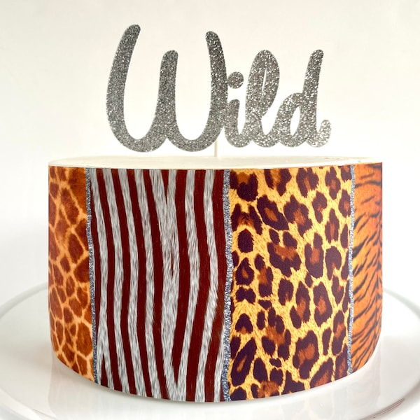 Safari Animal Cake Toppers - Etsy