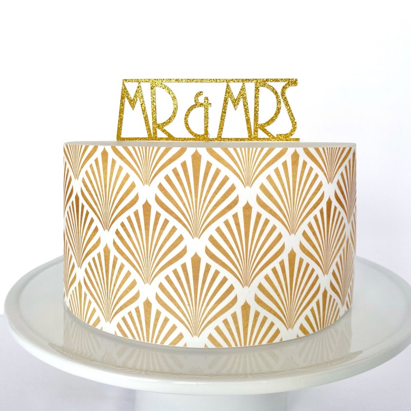 Art Deco Cake Topper - Etsy