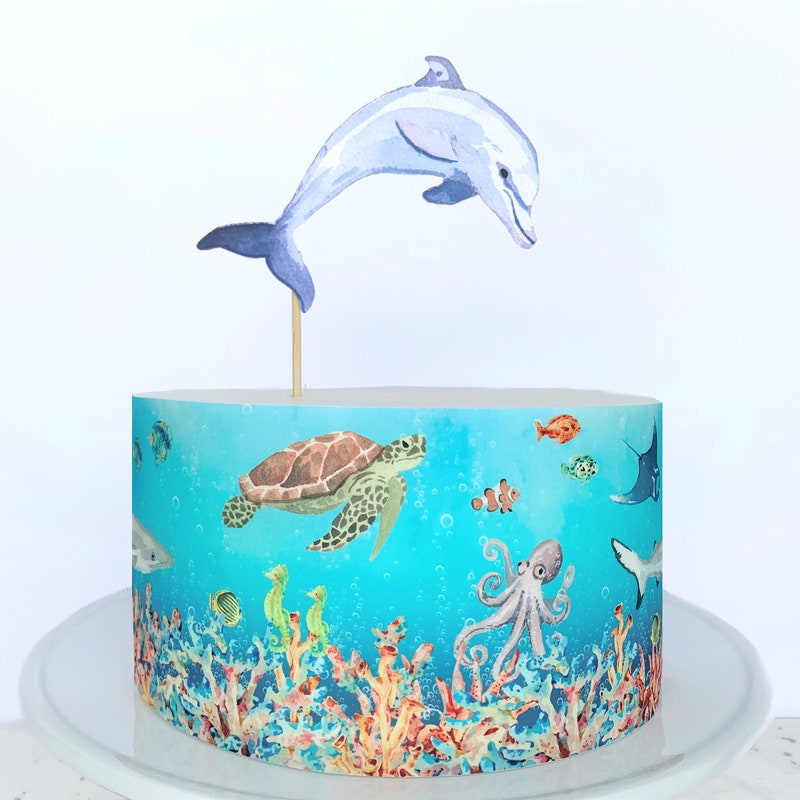 Dolphin Cake Topper - Etsy