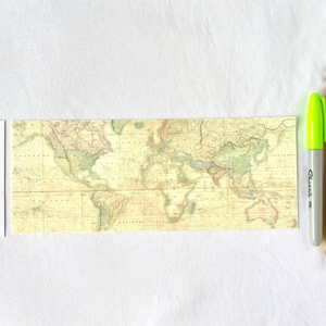 Vintage World Map Edible Cake Wrap or Pinwheel and Congrats Cake ...