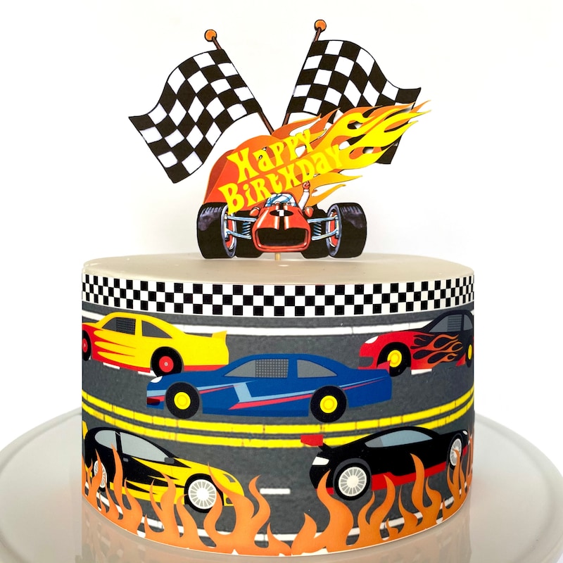 Hot Wheels Cake Topper - Etsy